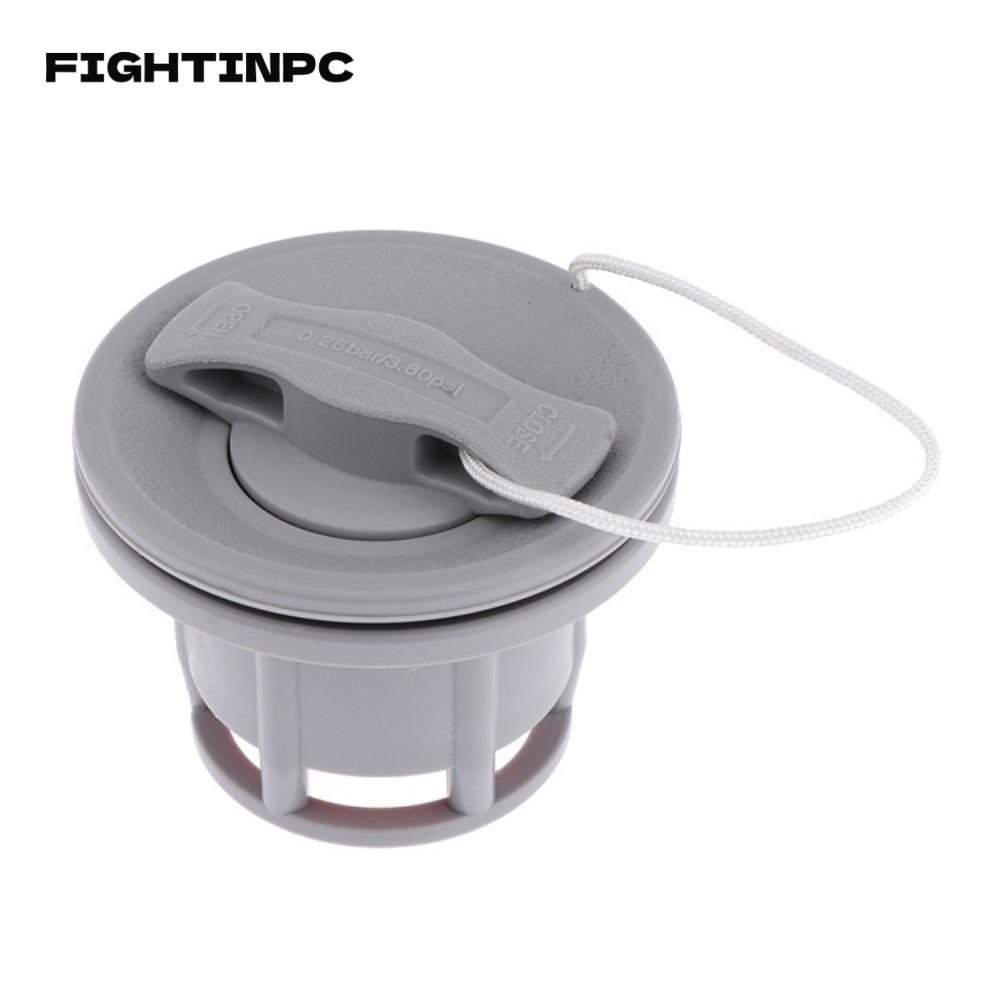 Fightinpc Rowing Boat Air Valve, PVC Grey Air Gas Valve Cap ...