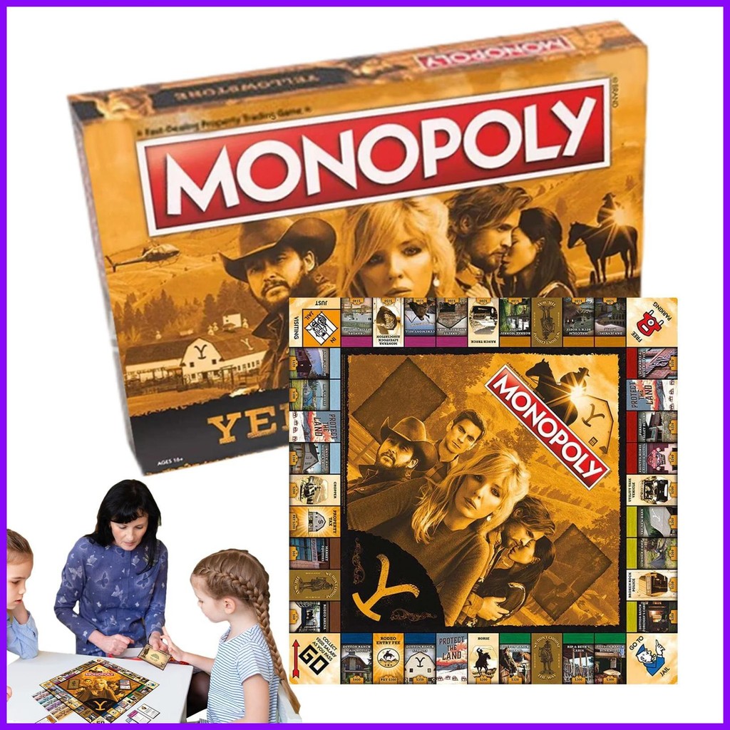 Monopoly Park Card Game TV Series-เกมธีมเกมการ์ดกลางคืนเกมสร้างสรรค์ ...