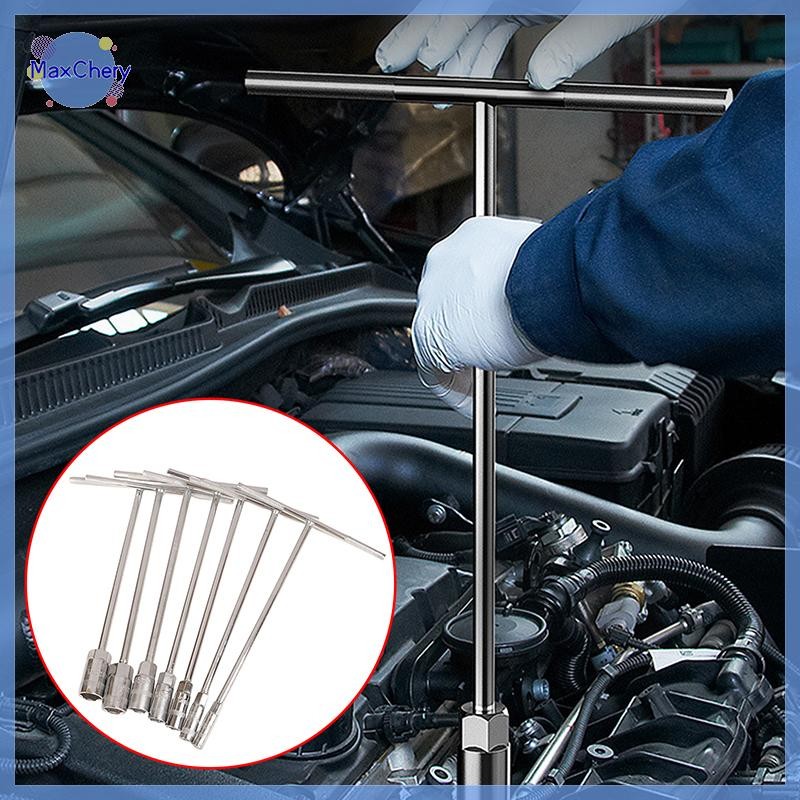 Mchy> 1PC ประแจกระบอกแบบแมนนวลขยายประแจ T-Socket ประแจกระบอกหกเหลี่ยม ...