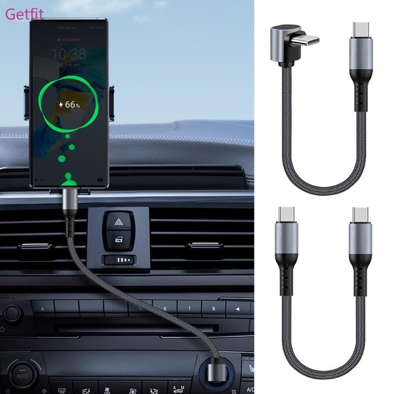 GETF USB C สายชาร์จเร็วสายไนลอนแบน 60W การส่งข้อมูลที่รวดเร็วอันทรงพลัง ...