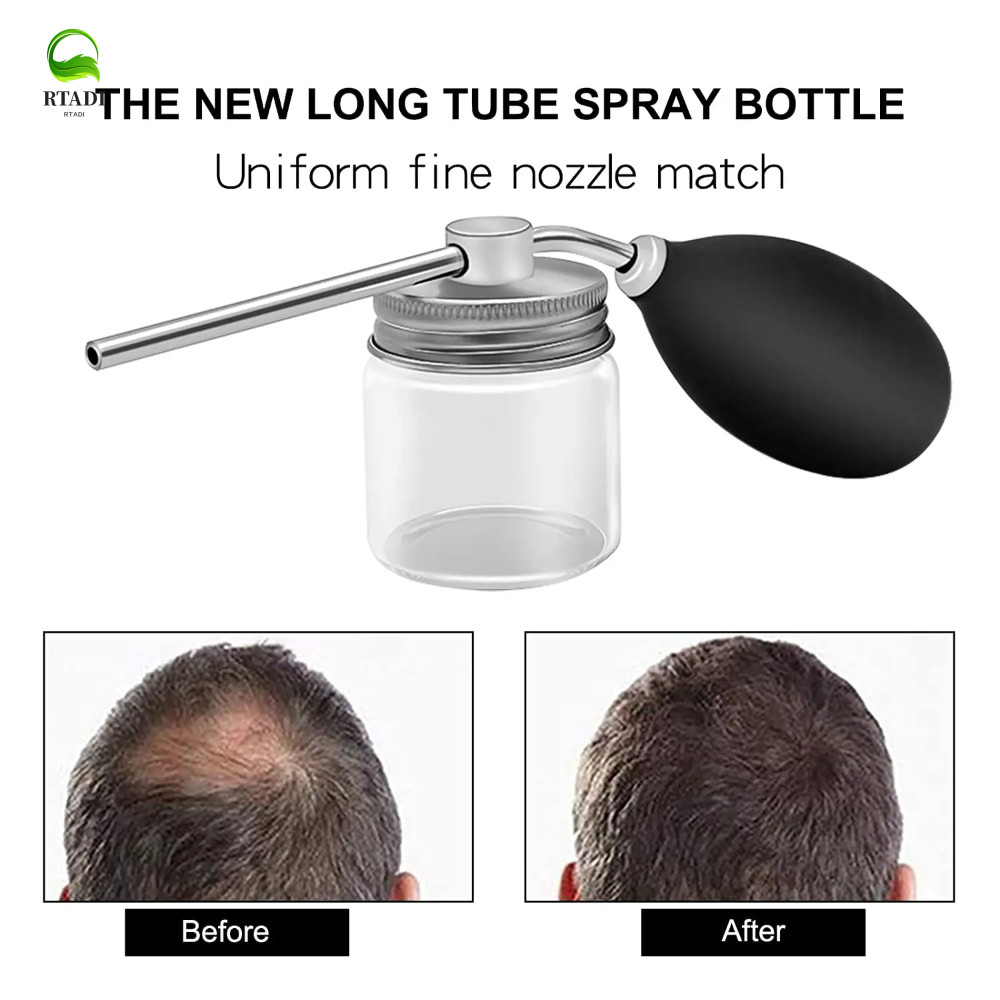 RTADI Powder Blower Puffer, Hair Building Talcum ร้านทําผมขวดสเปรย์แป้ง ...