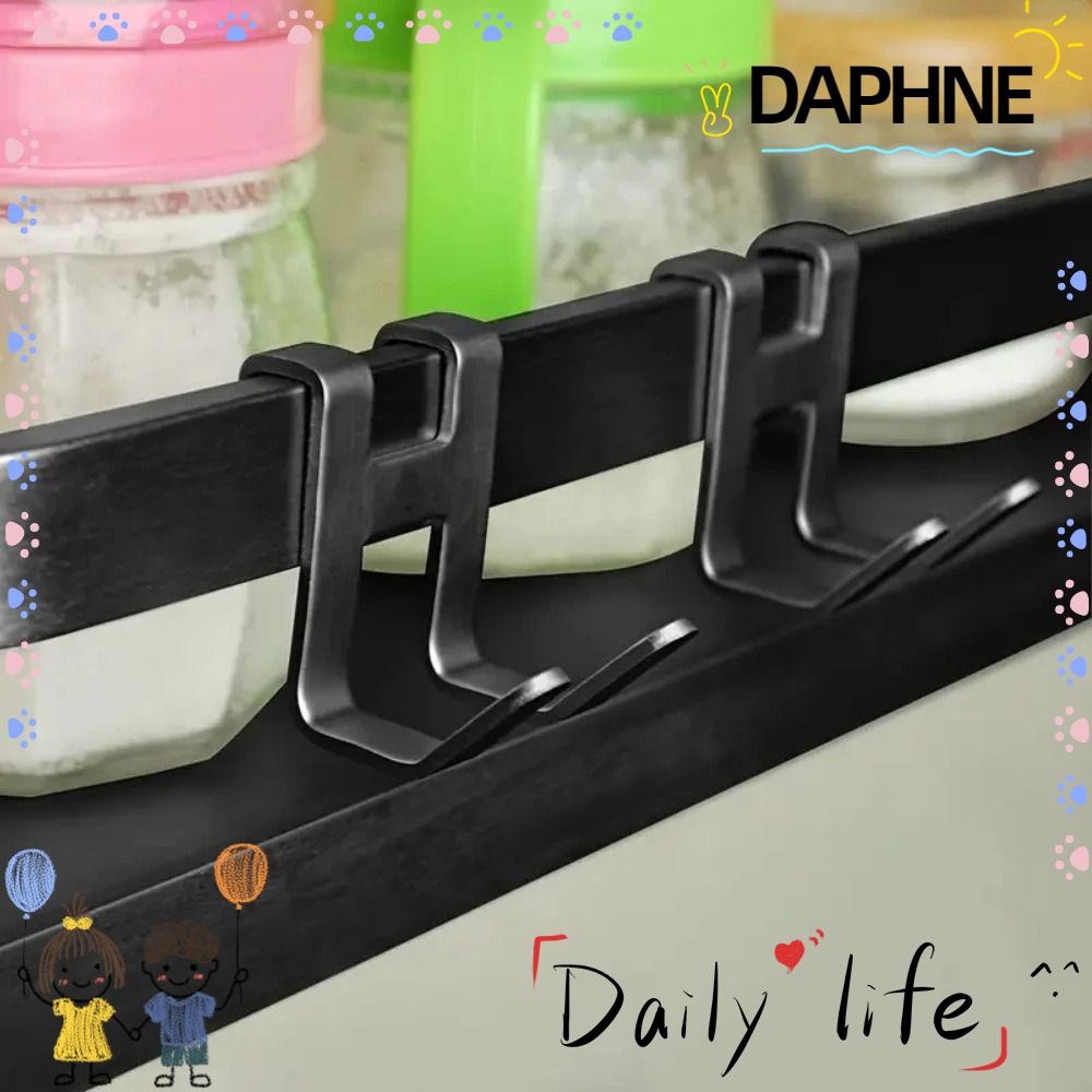 DAPHNE 2/3/4 ชิ้นตะขอหลังประตู, ตะขอลิ้นชักอเนกประสงค์ประหยัดพื้นที่ ...