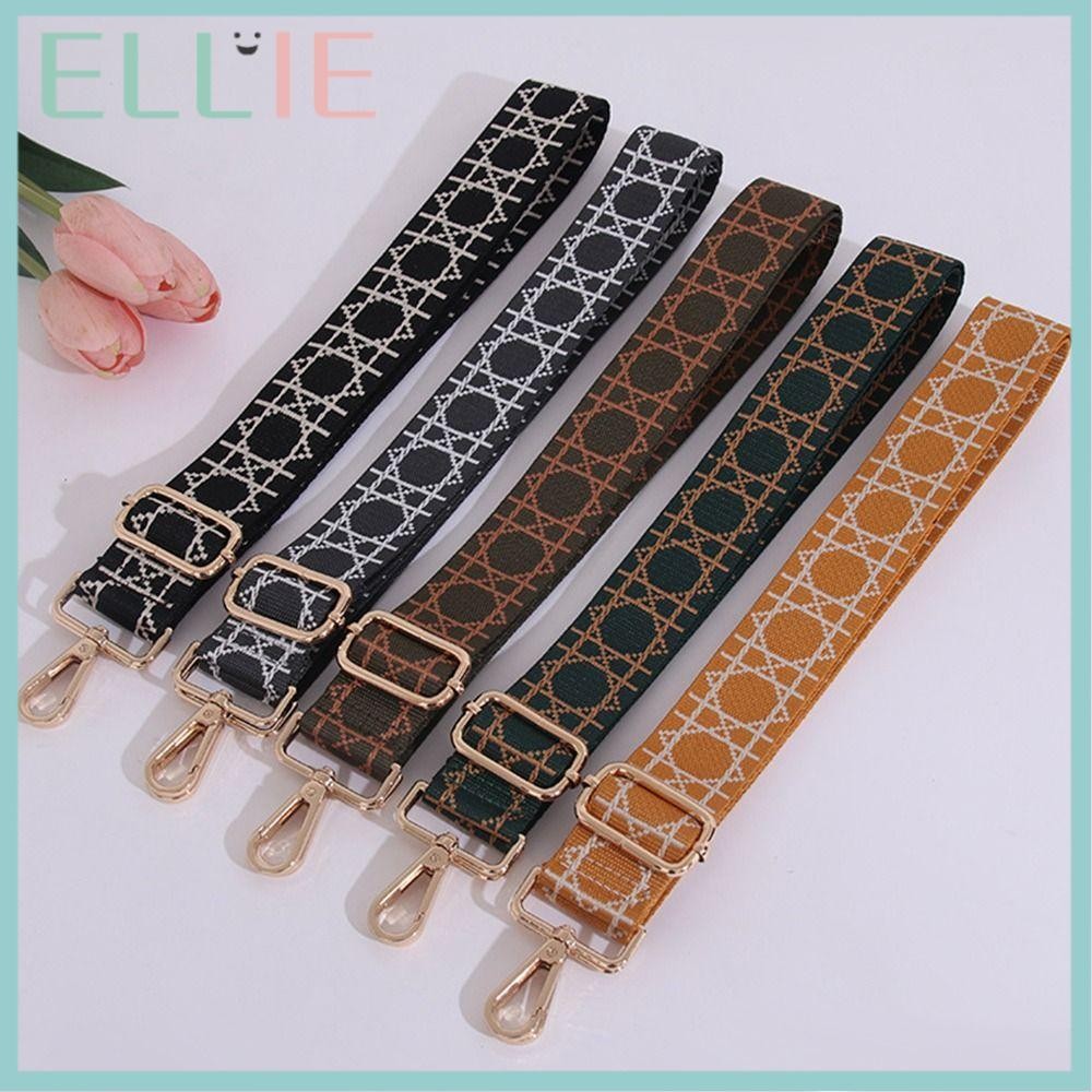 ELLIE สายกระเป๋า DIY เข็มขัดปักแบบปรับได้สายกระเป๋าถือ | Shopee Thailand