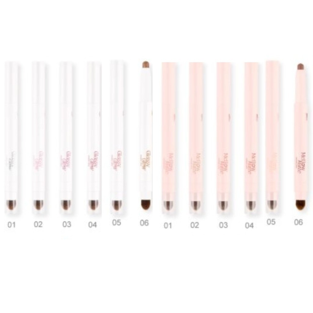 Meilinda Shadow Stick Mellow Matte & Glassy Glow #MC3133 #MC3132 เม ...