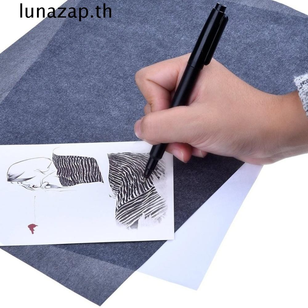 Lunazap กระดาษถ่ายเอกสาร Carbonless, Tracing Paper One-side Drawing ...