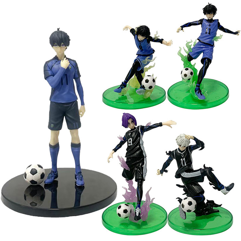 Blue LOCK Action Figure Isagi Yoichi Nagi Seishiro 17CM Football Boy ...