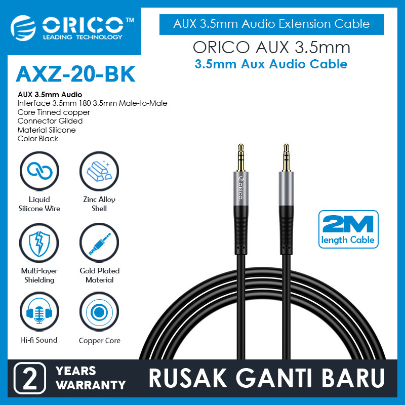 สายต่อเสียง Orico AUX 3.5 มม. - AXZ | Shopee Thailand