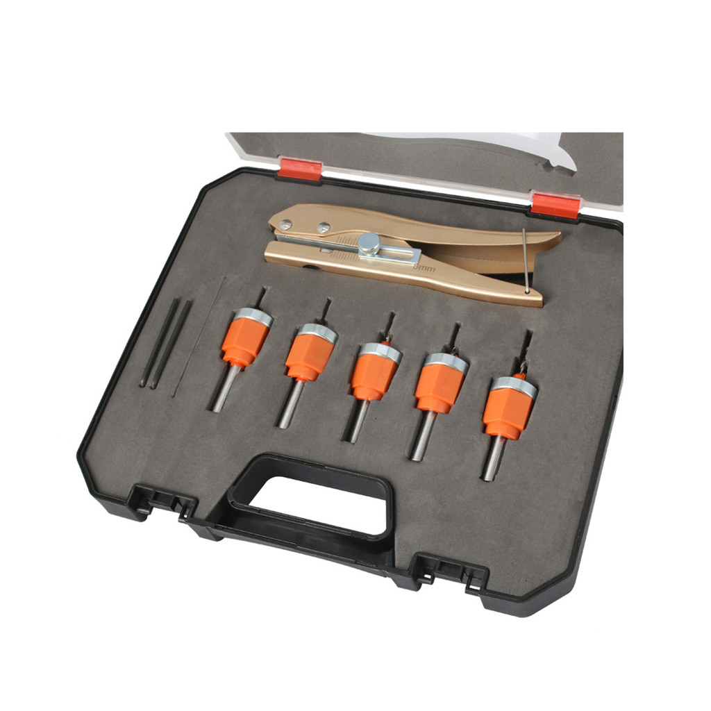 A2ho) 8 มม.Heavy Duty Countersunk เจาะ Puncher Bit ชุดแบบพกพา Edge ...
