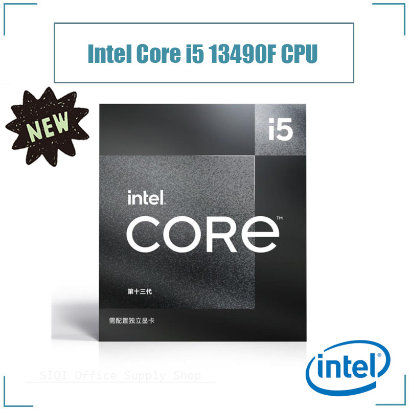 [ใหม่] Intel Core i5 13490F CPU Ten cores Sixteen threads LGA 1700 เหมาะสําหรับคอมพิวเตอร์ ...