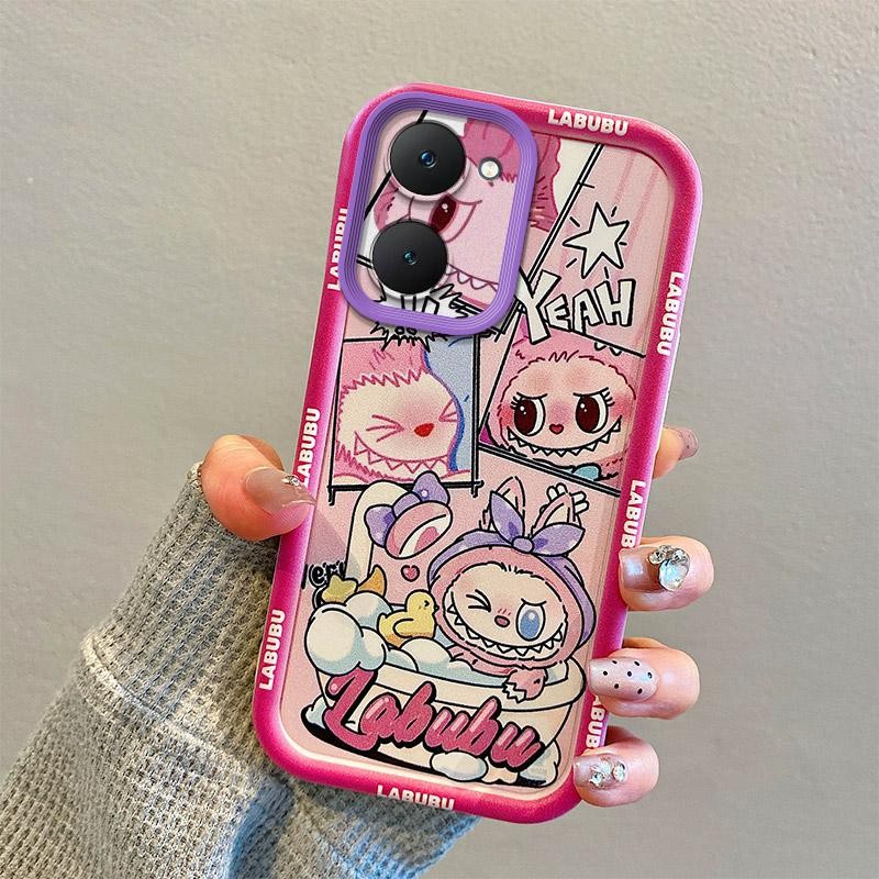 ซิลิโคนนุ่มการ์ตูนสําหรับ Vivo Y03t V2344 Y 03t VivoY03t น่ารัก TPU เคส ...