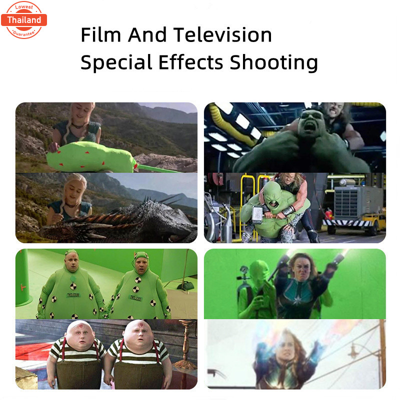 สปอตสินค้า HELLOW&HI Green Screen Suit ชุดกรีนสกรีน ชุดสี สำหรังานถ่าย ...