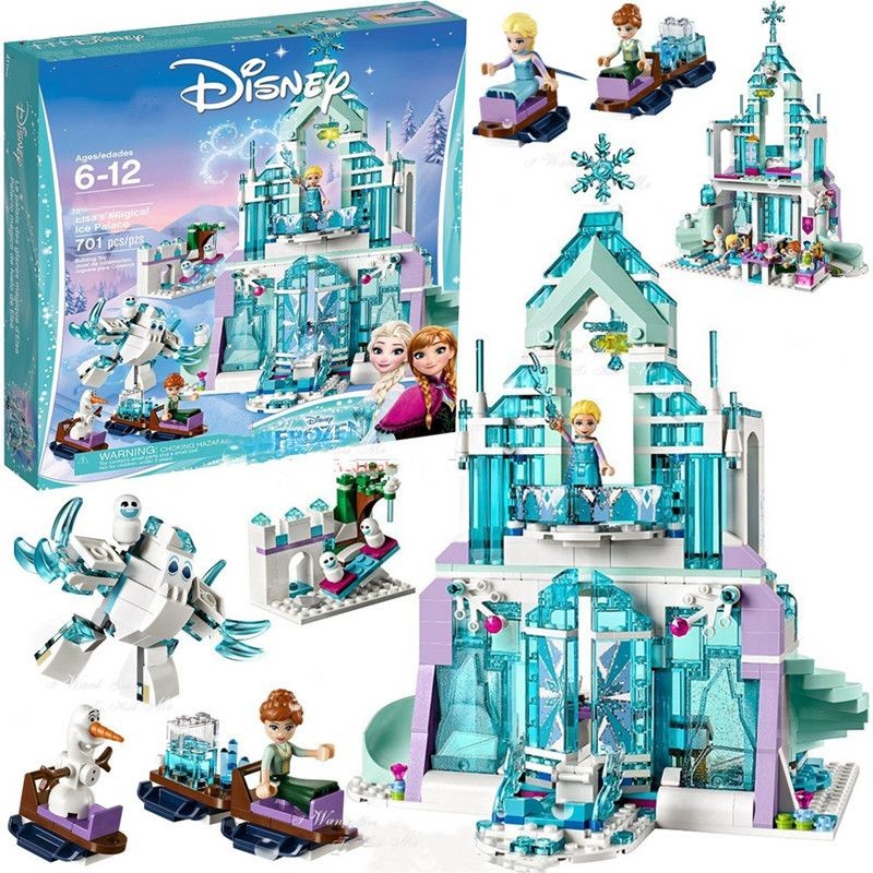 ใช้งานร่วมกับ Lego Frozen Series Elsas Magic Frozen Castle 41148 Girl ...