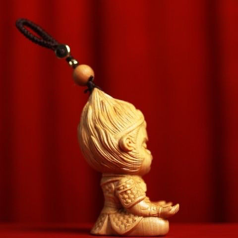 Taix Taixang Yabo Monkey King Monkey King Handle จี้จี้ไม้แกะสลักพวง ...