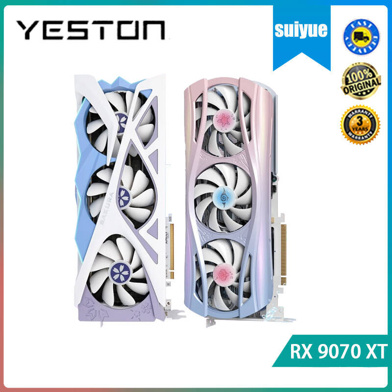 Yeston AMD RADEON RX 9070 XT 16GD6 Sakura Eye Water Atlantis OC รุ่นโอ ...