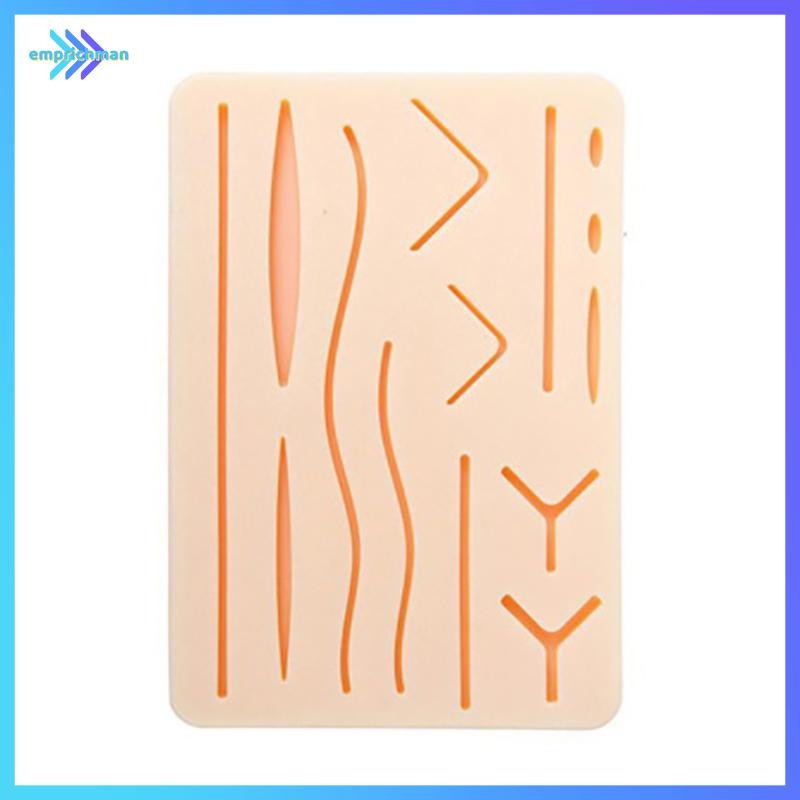 EPMN> Suture Practice Medical Silicone 3 ชั้น Suturing Pad Human Skin ...