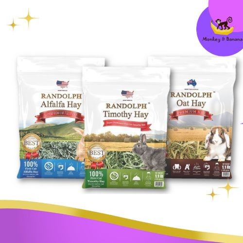 RANDOPH หญ้าแห้งเกรดพรีเมี่ยม หญ้ากระต่าย ขนาด 500g | Shopee Thailand