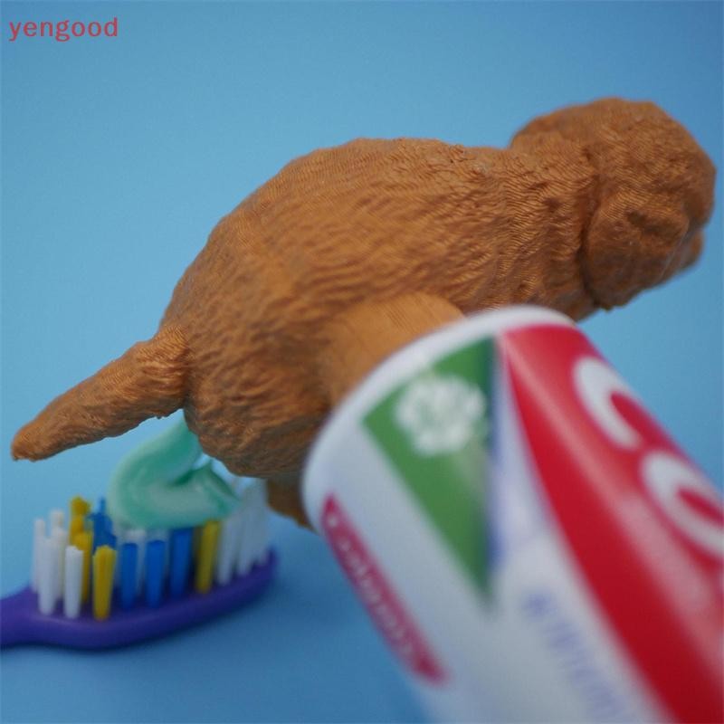 YGD Creative Spoof Golden Retriever Toothpaste Head Dog Poo Toothpaste ...