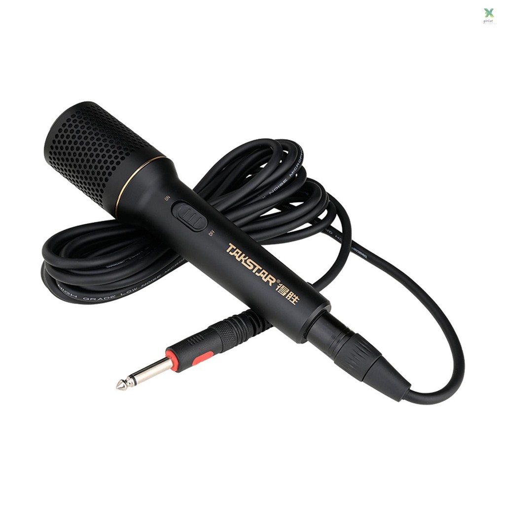 TAKSTAR On และ Vocal Mic พร้อมสวิตช์ 16ft Off Switch มือถือ Vocal แบบมี ...