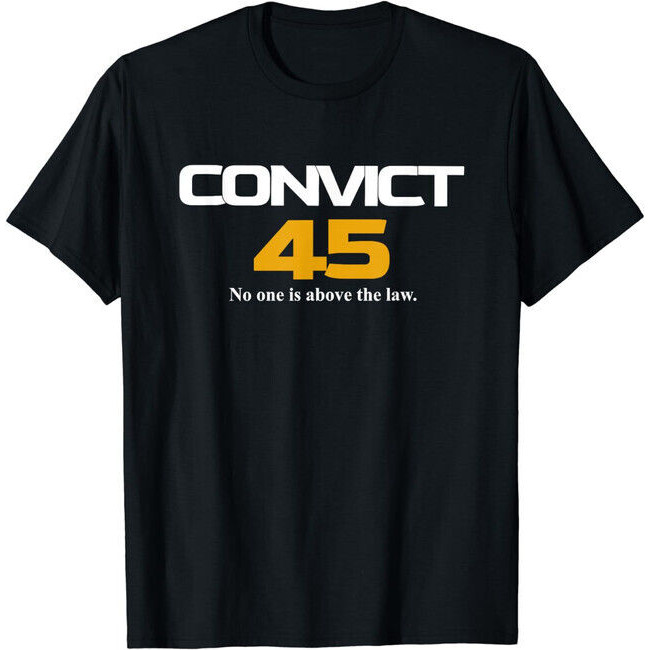 Convict 45 No One Man Or Mens Is Above The Law เสื้อยืด | Shopee Thailand