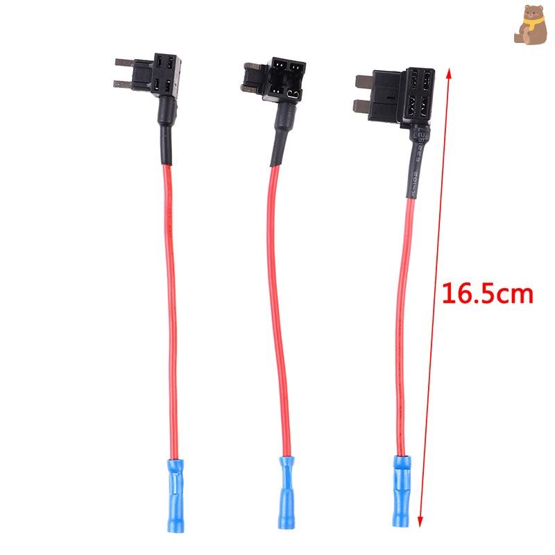 [TA] 5pcs Car Fuse Holder Add-a-circuit TAP Adapter Micro Mini Standard ...