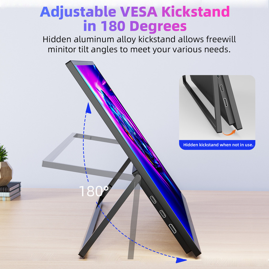 GOOJODOQ Expansion Screen 18.5-inch Wide angle IPS Screen Excellent ...