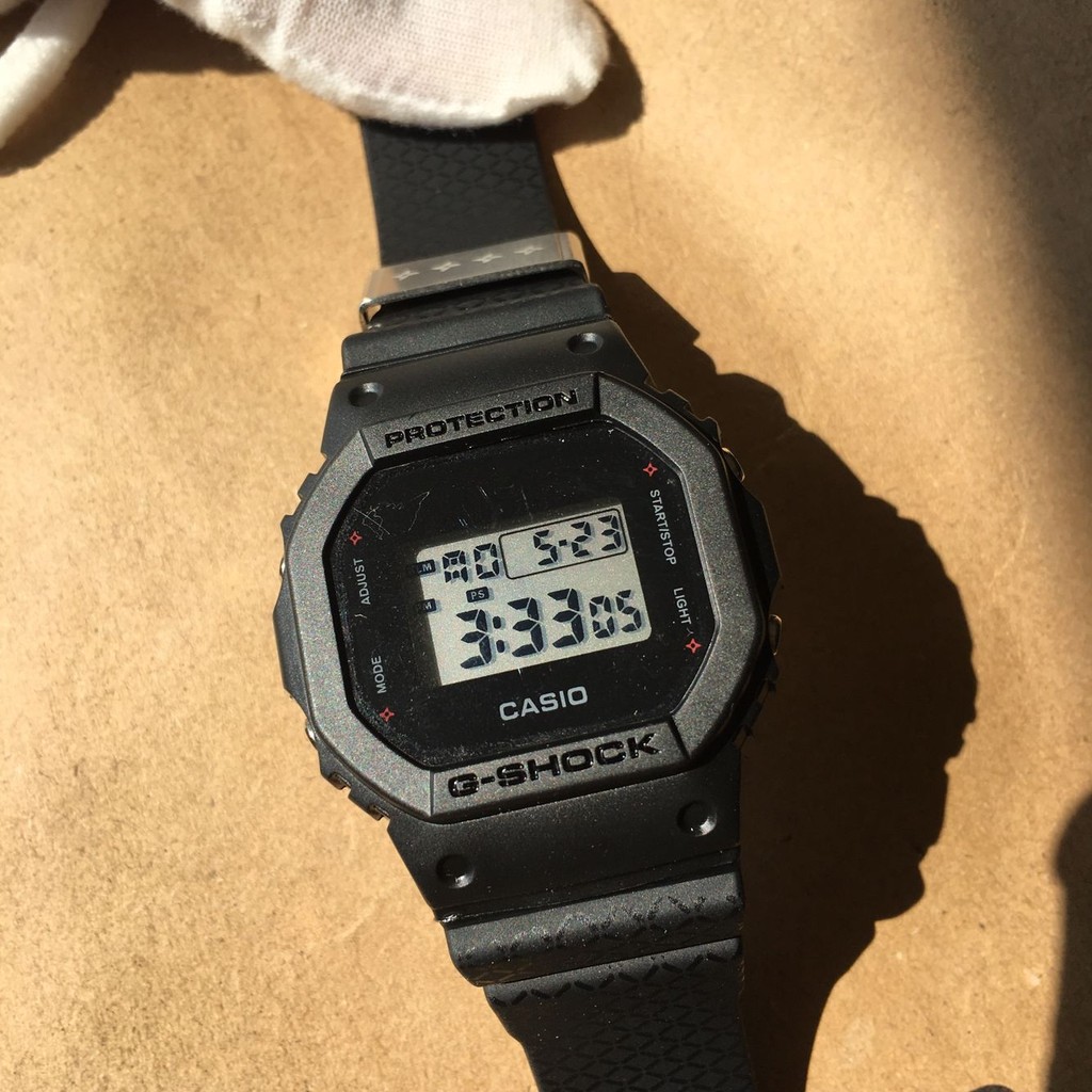 G-SHOCK DW-5600 นาฬิกาสปอร์ตรุ่นลิมิเต็ดสีดําทั้งหมด AUTOLIGHT K674 ...