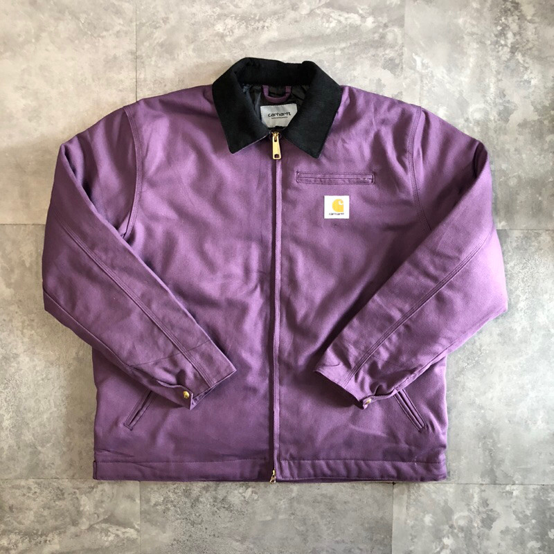 Jacket Carhartt Jacket Detroit B0103 BuiVintage ผ้าสีกากีเนื้อหนามี ...