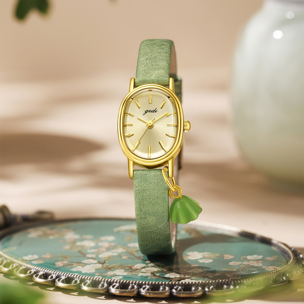 Gedi 13043 สไตล์จีน Golden Oval Niche High-End DIY จี้สร้างสรรค์ใหม่จีน ...