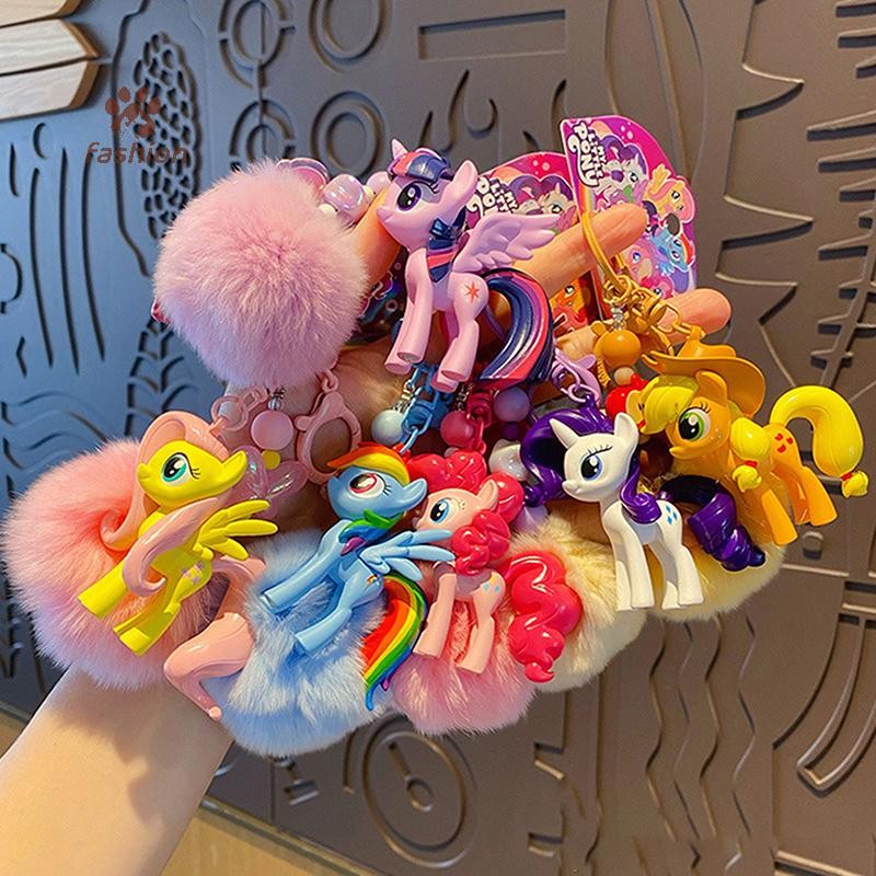 [แฟชั่น] พวงกุญแจ My Little Pony Plush Ball Twilight Sparkle Pinkamena ...