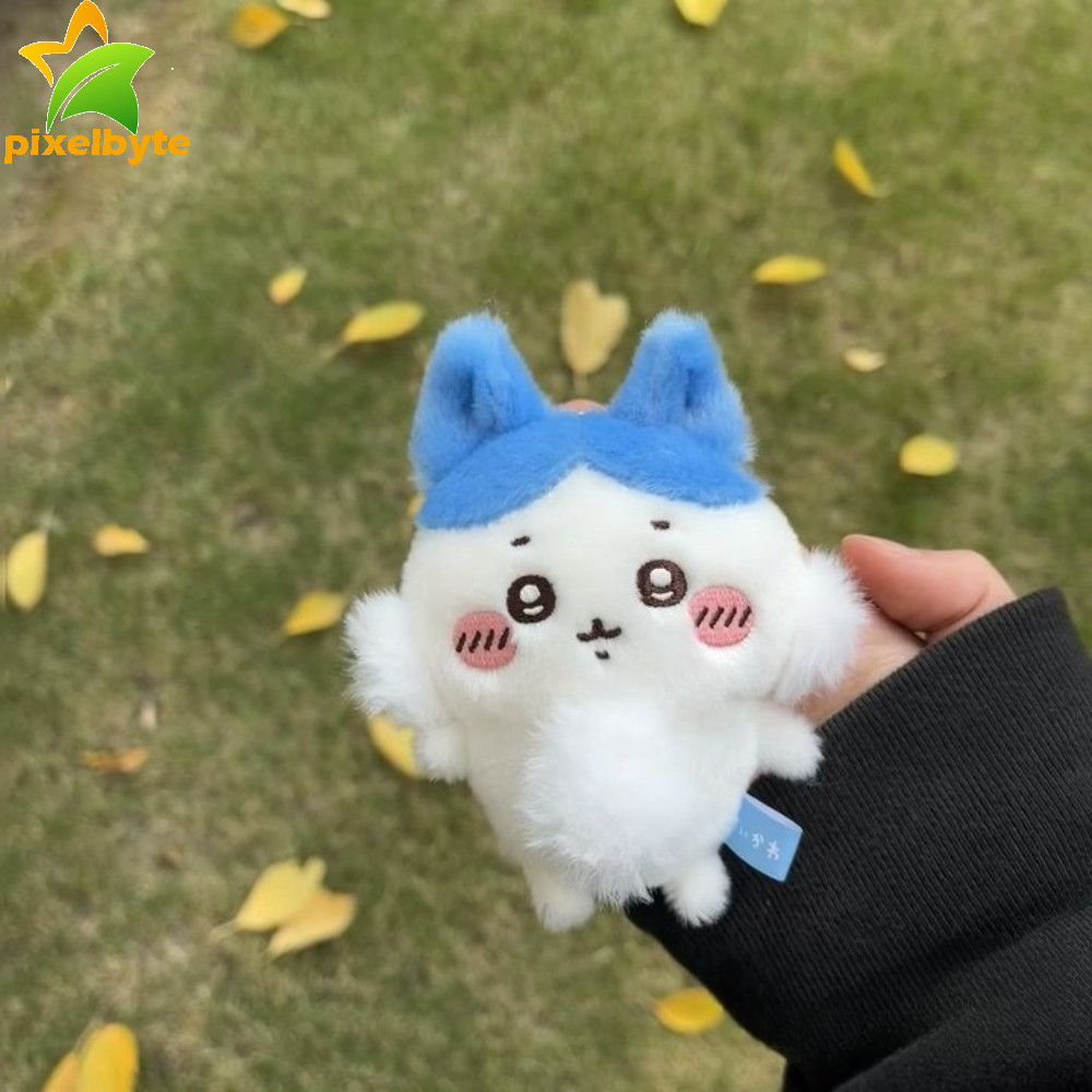 PIXELBYTE อะนิเมะ Chiikawa พวงกุญแจ, ตุ๊กตาการ์ตูน Parallel World Series Hachiware จี้, ตลกนุ่ม ...