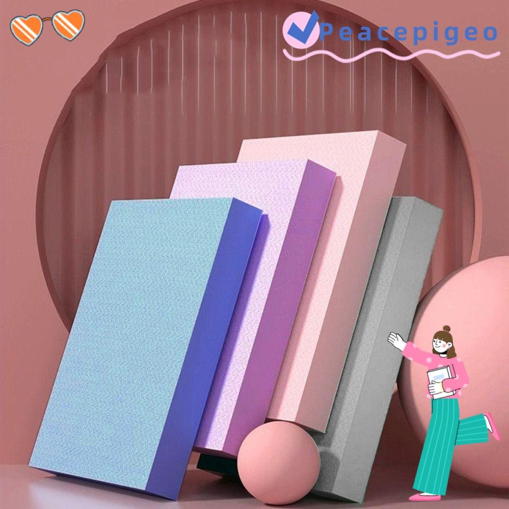 แผ่นบาลานซ์รองรับ PEACEPIGEO, แผ่นบาลานซ์ TPE ความหนาแน่นสูงสีม่วงสีฟ้าสีชมพู, บอร์ดออกกําลังกาย ...