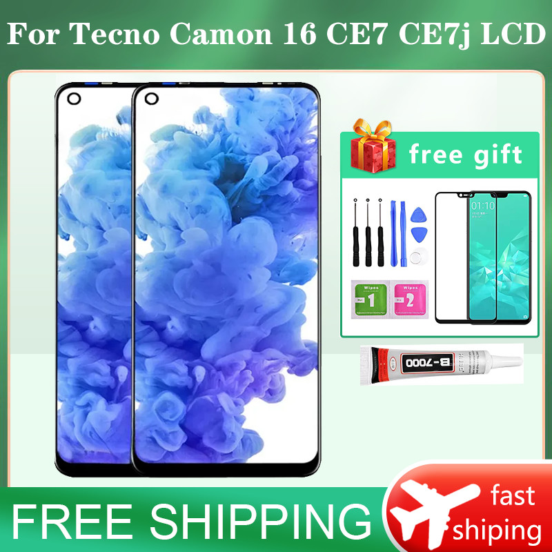 OEM สําหรับ Tecno Camon 16 CE7 CE7j จอแสดงผล LCD หน้าจอสัมผัสเปลี่ยน | Shopee Thailand