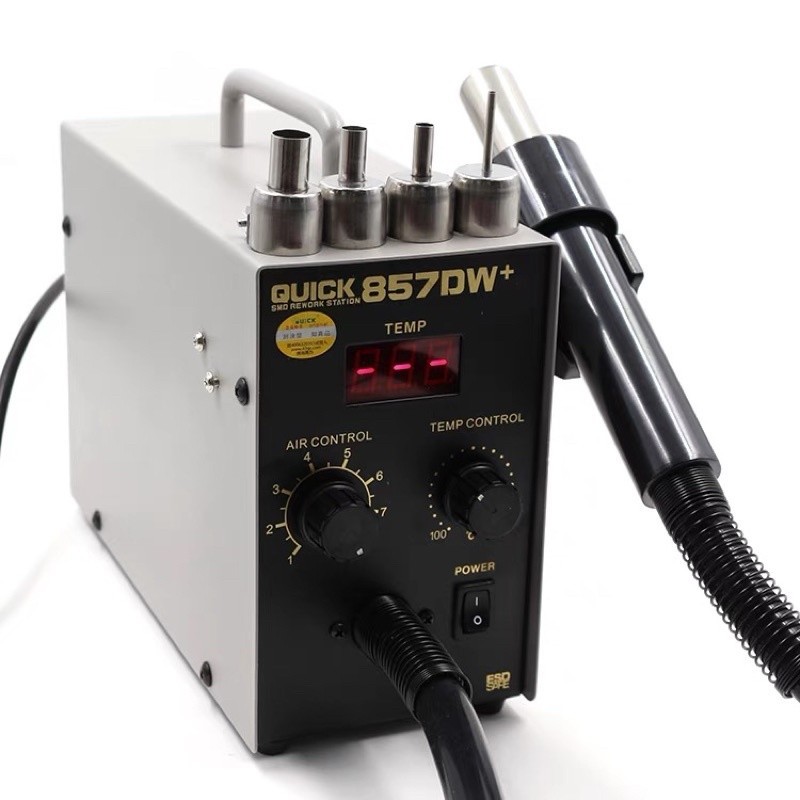 Quick 857DW+เครื่องเป่าลมร้อนระบบดิจิตอล | Shopee Thailand