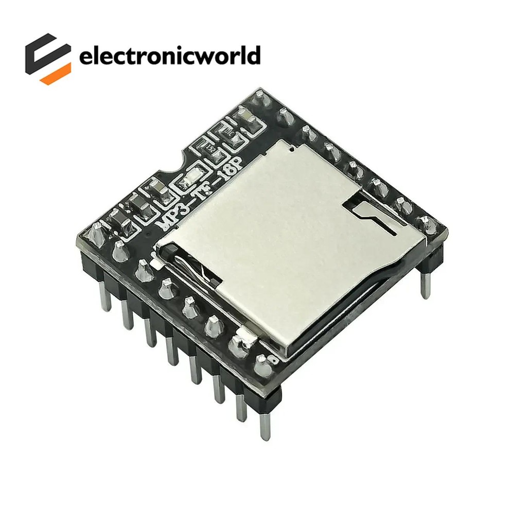 1-10pcs DFPlayer Mini MP3 Player โมดูล V3.0 16P TF Card U Disk DF ...