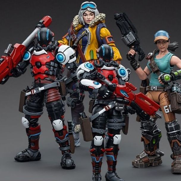 หน่วยยุทธวิธี JOYTOY&INFINITY Wildcat แบบหลายฟังก์ชัน / เครื่องทำลายน้ำแข็ง Harpoon / คนขับ ...