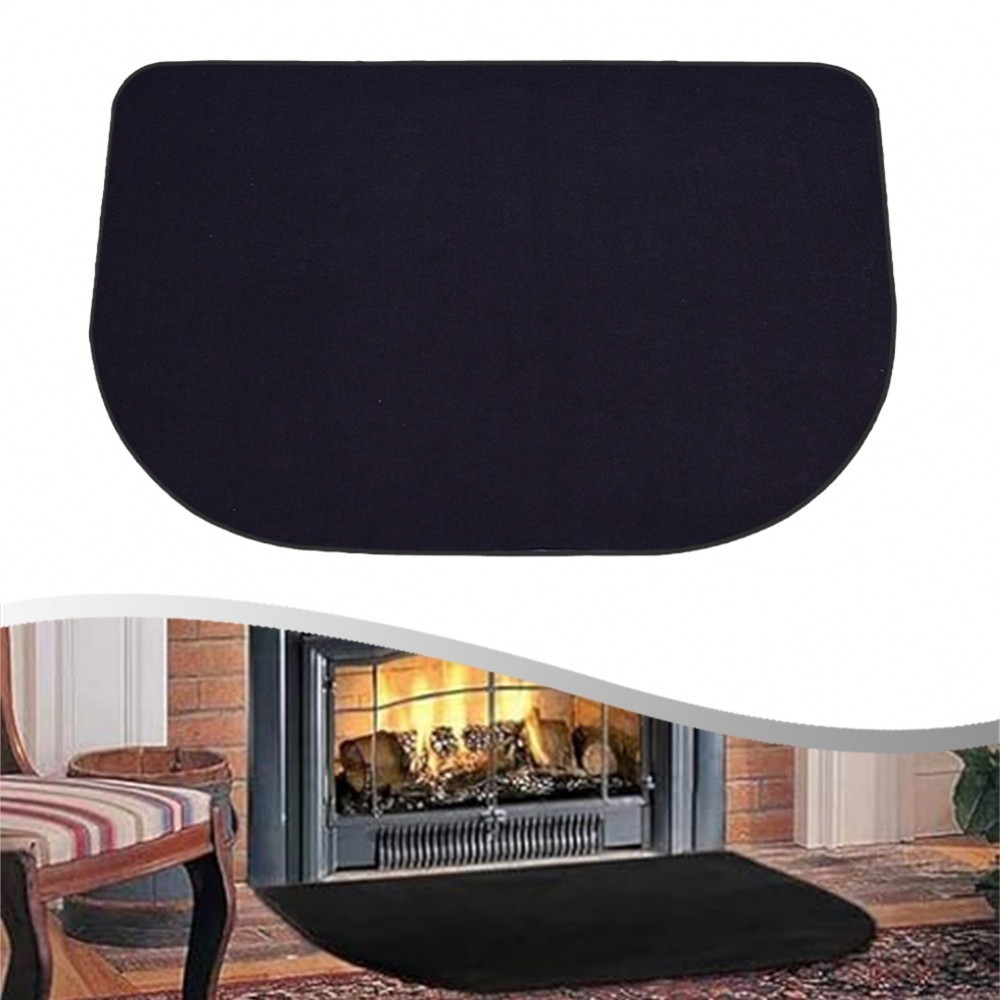 Hearth Area Protector Fire Resistant and Flexible Pad Size of 102x50CM ...