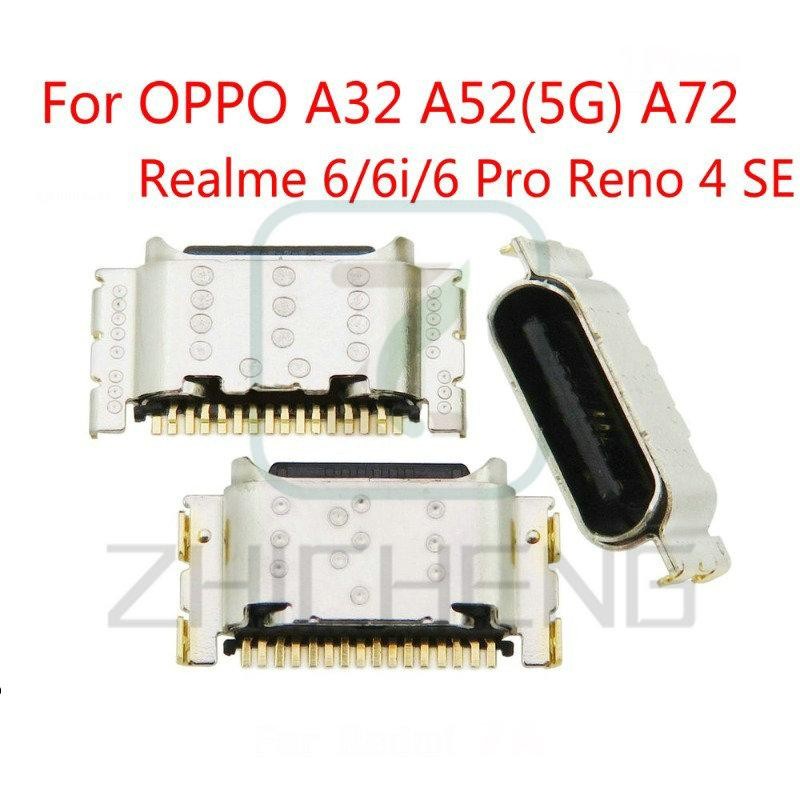 ใหม่ปลั๊ก USB ชาร์จพอร์ตขั้วต่อซ็อกเก็ตสําหรับ OPPO A32 A52(5G) A72 ...