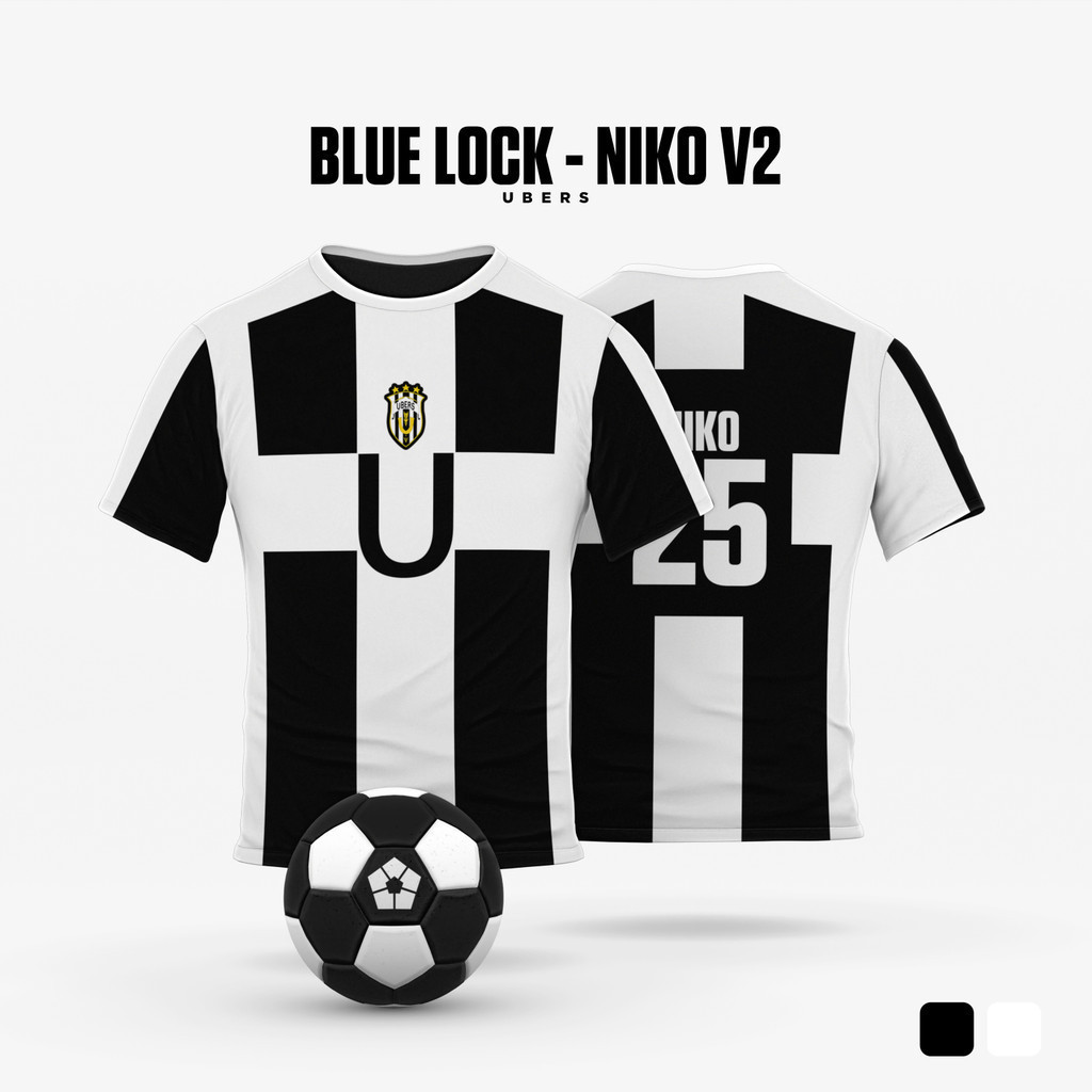 Jersey Futsal Football Motif VL Replika Anime Ubers Blue Lock Full ...