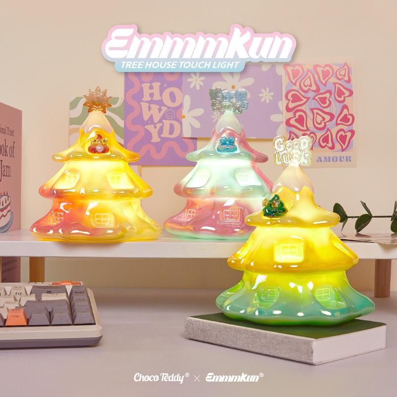 Choco Teddy Emmmkun Tree House Touch Light การออกแบบต้นคริสต์มาส ...