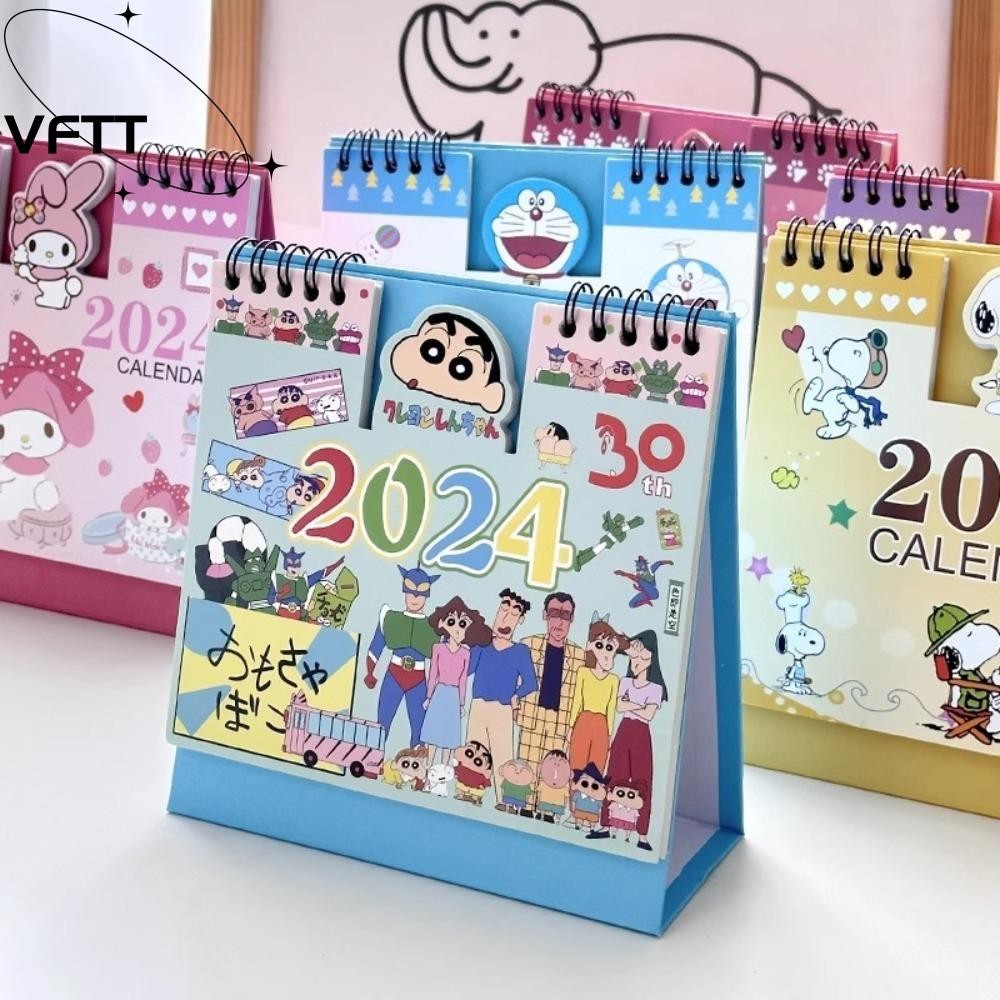 Vftt ปฏิทินตั้งโต๊ะ, ปฏิทินมินิ Notepad 2025, การ์ตูน To Do List Crayon ...