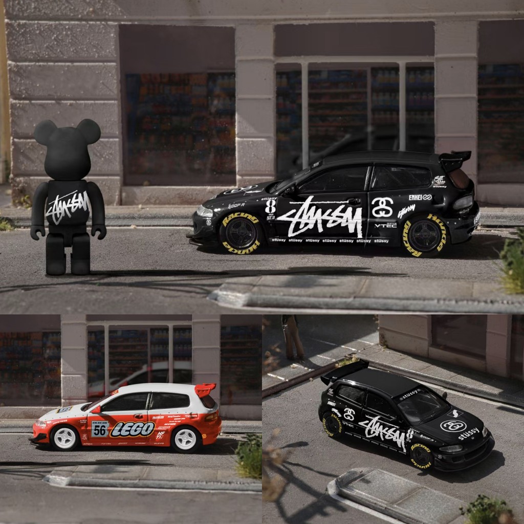 Fuji Fuji 1: 64 Honda Civic Civic EG6 Mk5 Rocket Rabbit Wide Alloy Car ...