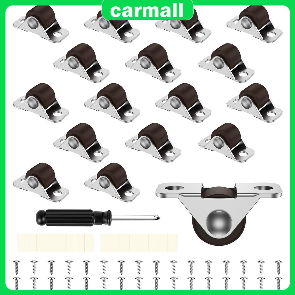 16 ชิ้นล้อชุดยาง Non Swivel Casters 17.6lbs น้ําหนักความจุต่อล้อสําหรับ ...