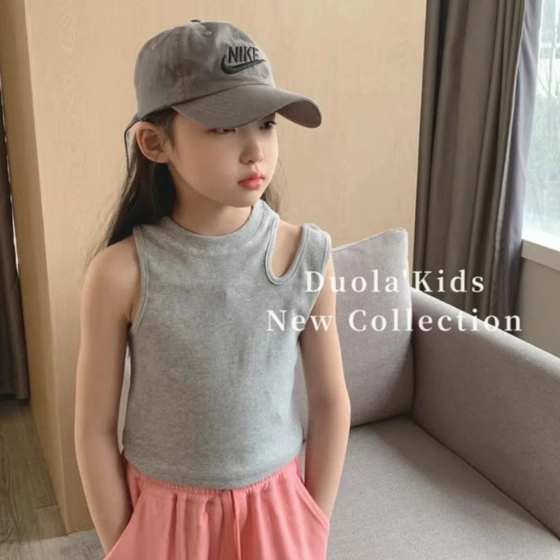 [KeDaYa] เสื้อครอปสไตล์เกาหลีหลายสี เสื้อแขนกุดวินเทจอเมริกัน ชุดฮิปฮอป ...