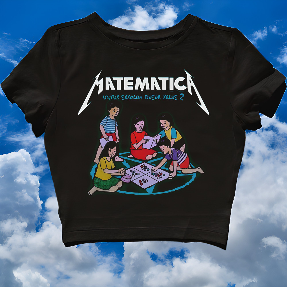 เสื้อครอป MTWON MATEMATICA สําหรับ | METALLICA BAND METAL CLOSETAN ROCK ...