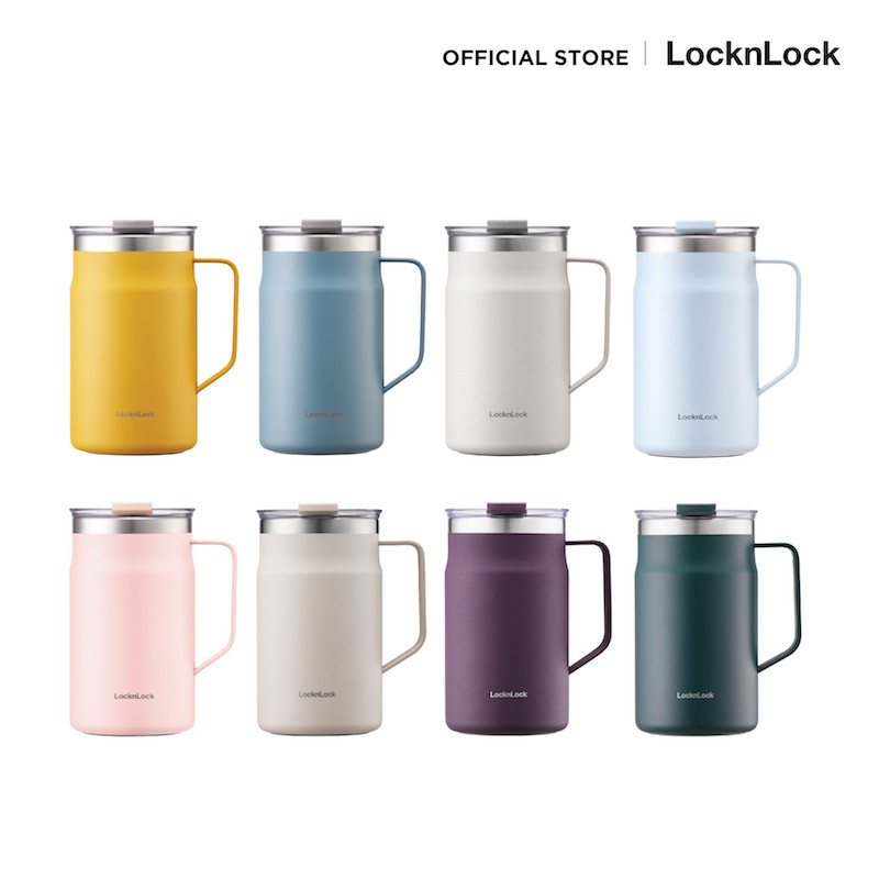 LocknLock แก้วน้ำเก็บอุณหภูมิ Metro Mug ความจุ 600 ml. รุ่น LHC4282 ...