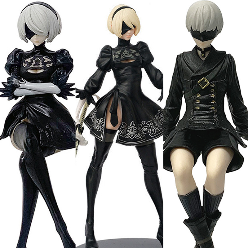 ฟิกเกอร์ NieR Automata YoRHa No.9 Type S YoRHa No. โมเดล 2 แบบ ข ...