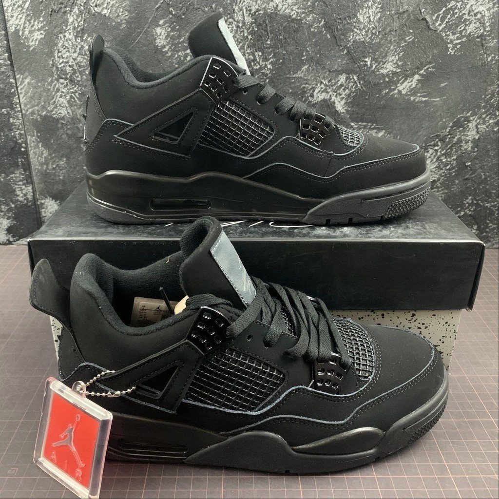 Jordan 4 Retro Black Cat (2020) J33I | Shopee Thailand