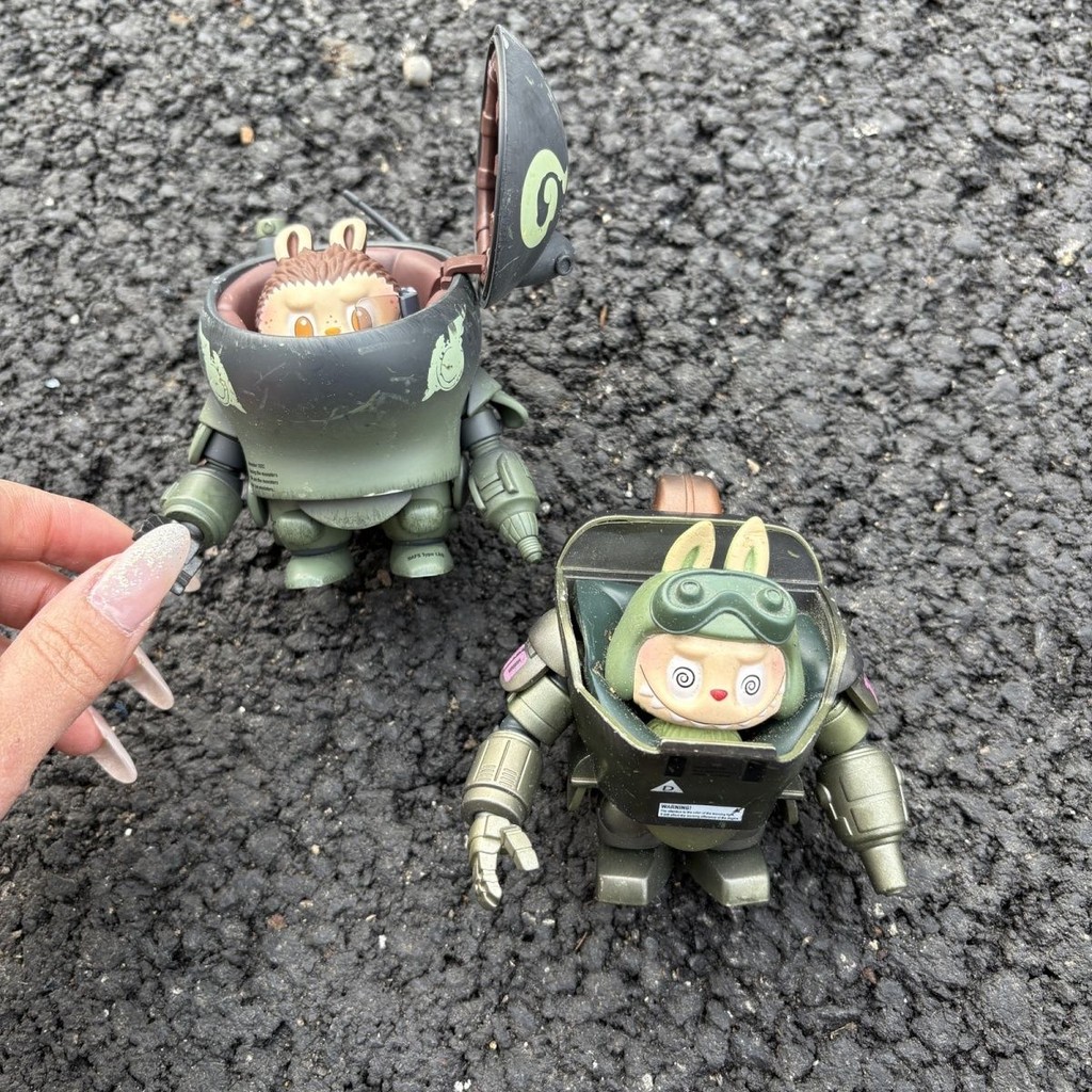 ของแท้ Bulk Labubu Yokoyama Hiro Mak ซีรีส์ตกแต่ง Bubble Matabab Mech ...
