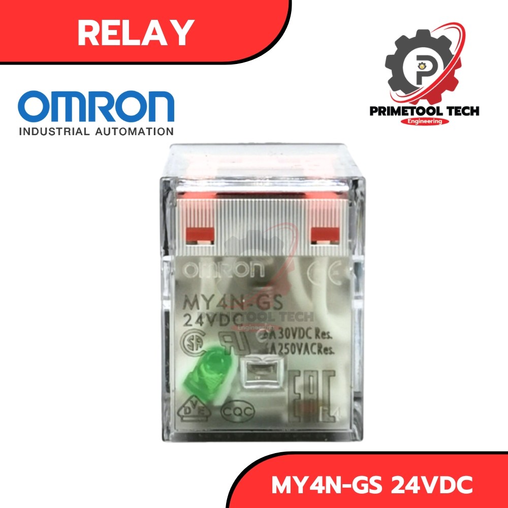 RELAY OMRON MY4N-GS, 24VDC - สินค้าในสต๊อกพร้อมส่งทั่วไทย | Shopee Thailand