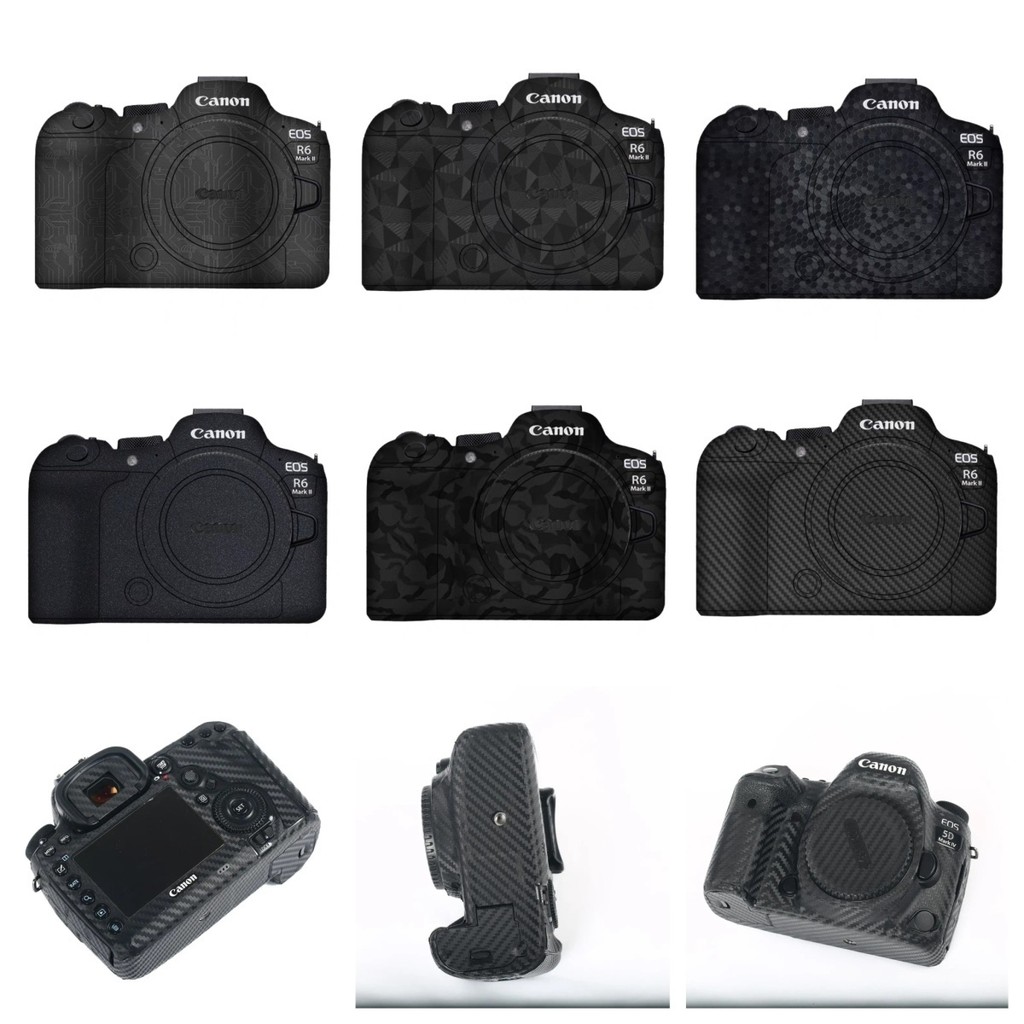 ลาเดินที่เข้ากันได้กับกล้อง Canon 5D2 5D3 5D4 6D 6D2 สติ๊กเกอร์ R5 รุ่นแรก R6 RP R R7 R8 ...